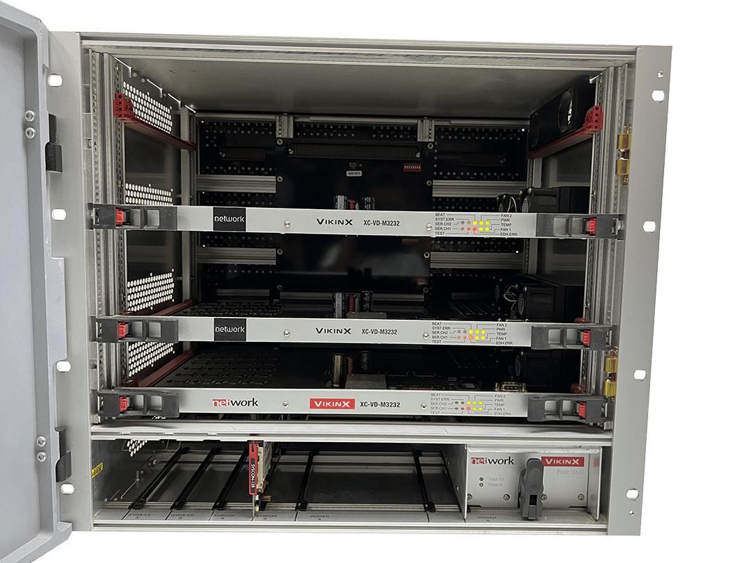 Nevion VikinX 9696M 96x96 SDI video router 9RU Includes single Power ...