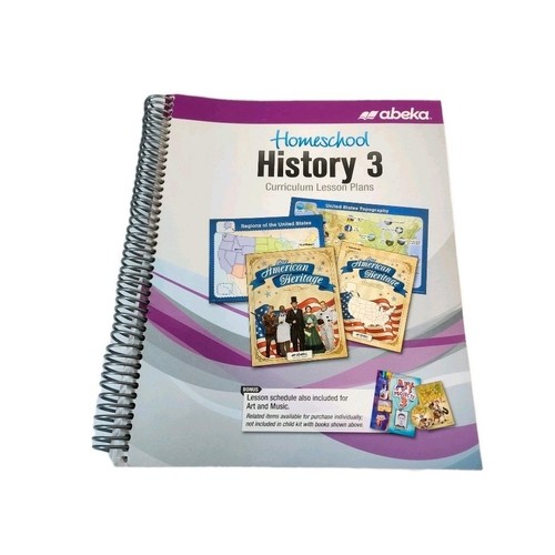 Abeka Homeschool History 3 Curriculum Lesson Plans Teacher Guide Spiral ...