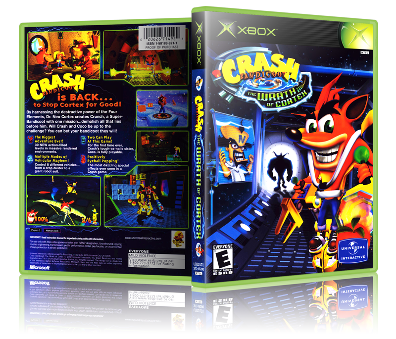 Crash Bandicoot Wrath Of Cortex Xbox