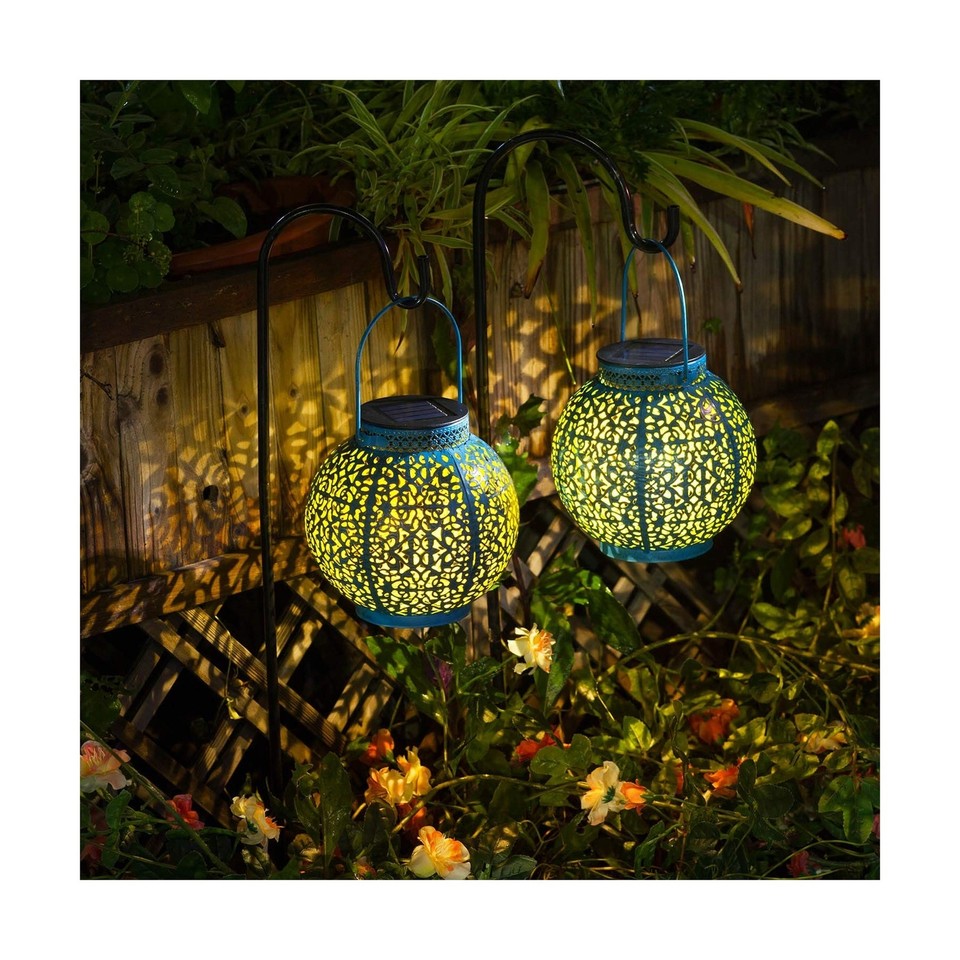 TAKE ME Solar Lanterns Outdoor Lights Waterproof Garden Hanging Lights ...