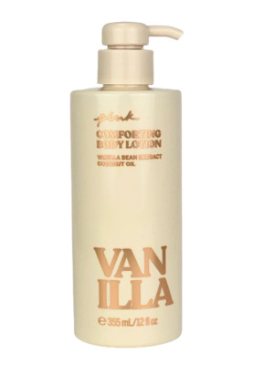 VICTORIA'S SECRET PINK VANILLA COMFORTING BODY LOTION w/ COCONUT OIL 12 ...
