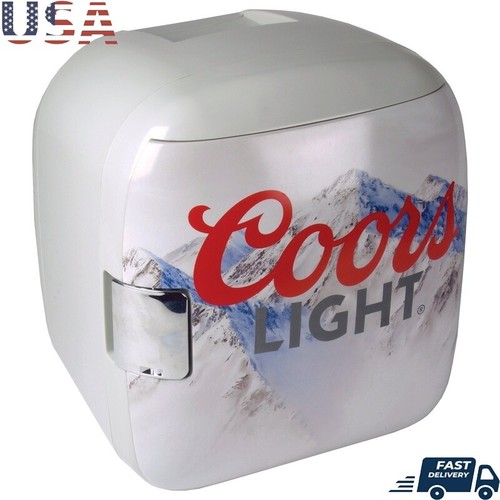 Portable Mini Fridge 12 Can Travel Cooler Warmer 12V AC DC Snacks Beer ...
