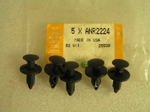 GENUINE LAND ROVER AIR DEFLECTOR PIN SET OF 5 LR3 RANGE ROVER DISCOVERY ...