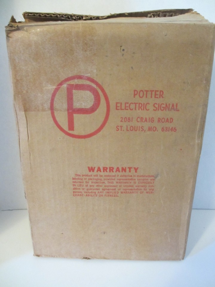 Potter Electric Signal EVD-C Vibration Detector Amplifier, New in Box ...
