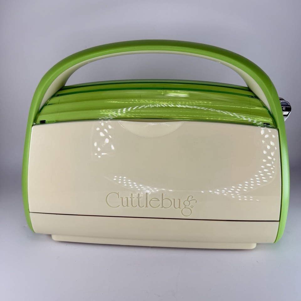 Cricut Cuttlebug Die Cutting Embossing Machine Crank Crafter Green ...