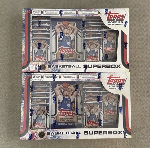 2025-26 TOPPS NBA Flagship Collection Superbox Box (2-PACK) Basketball ...