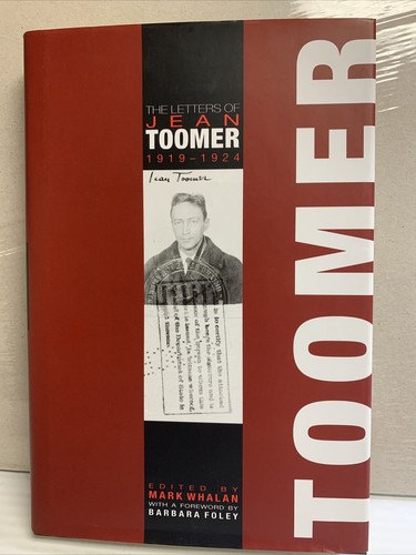 Letters of Jean Toomer, 1919-1924 by Mark Whalan (2006, Hardcover) for ...