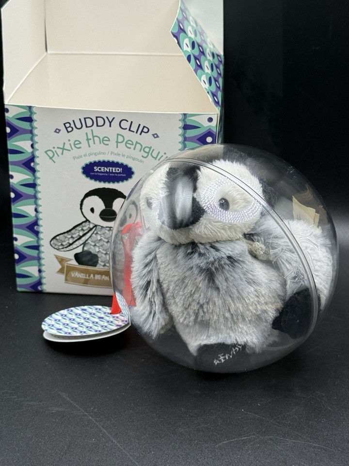 (#310) New in Box Pixie the Penguin Scentsy Buddy Clip Vanilla Bean Buttercream | eBay