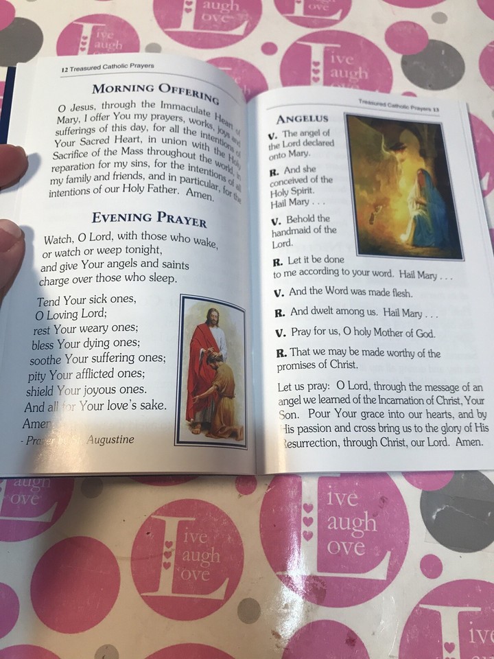CATHOLIC PRAYER BOOK - "MY TREASURED CATHOLIC PRAYERS" | eBay