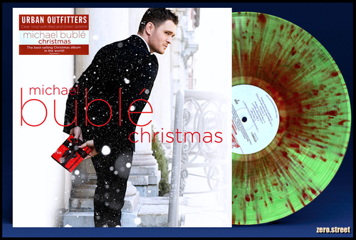 MICHAEL BUBLE Christmas LP GREEN/RED SPLATTER VINYL Sealed NEW ...