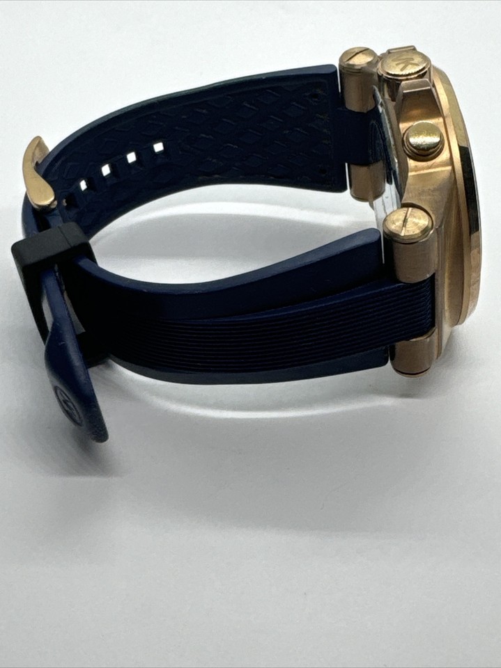 Michael Kors Dylan MK8295 Women's Blue Silicone Analog Dial Quartz ...