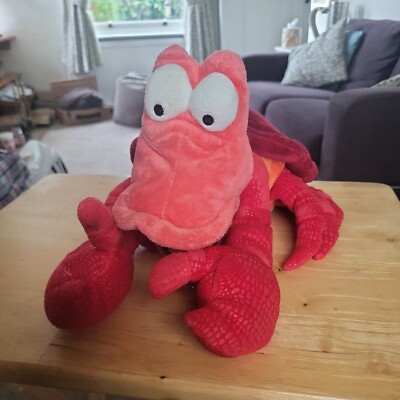 DISNEY STORE Sebastian The Little Mermaid Plush 33cm Lobster Cuddly ...