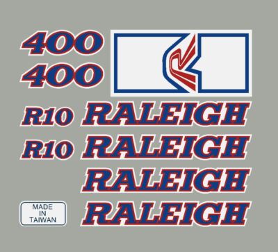 Raleigh - R10 - BLUE RED decal set | eBay