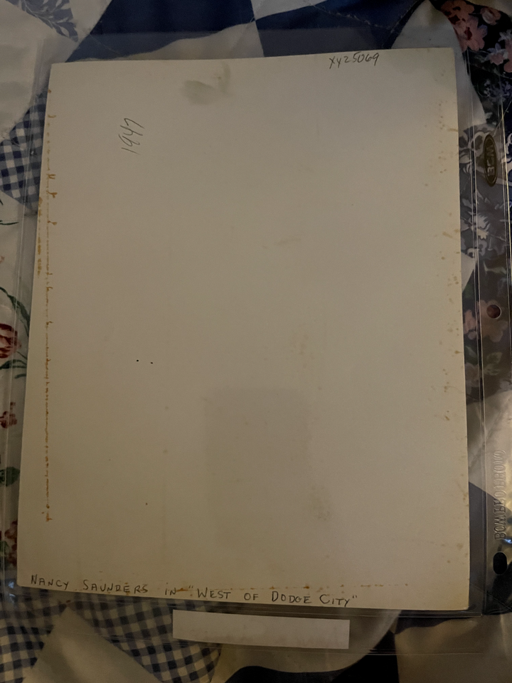 Nancy Saunders classic movie Actress vintage 8x10 Photograph Old ...