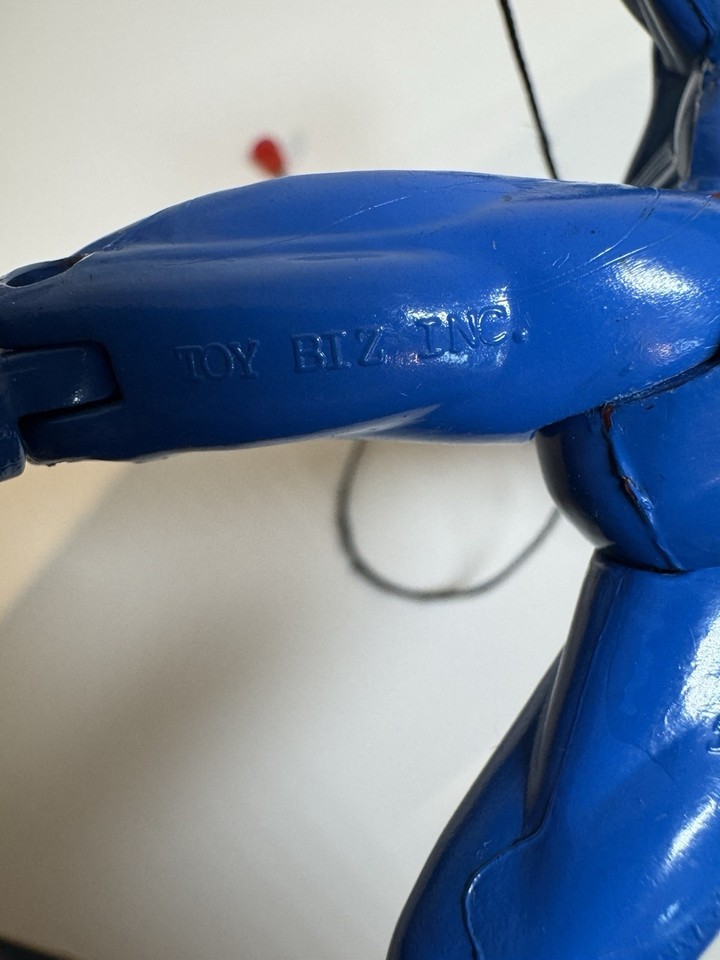 Zip-Line SPIDER-MAN animated series 1994 Complete web racer toy biz ...