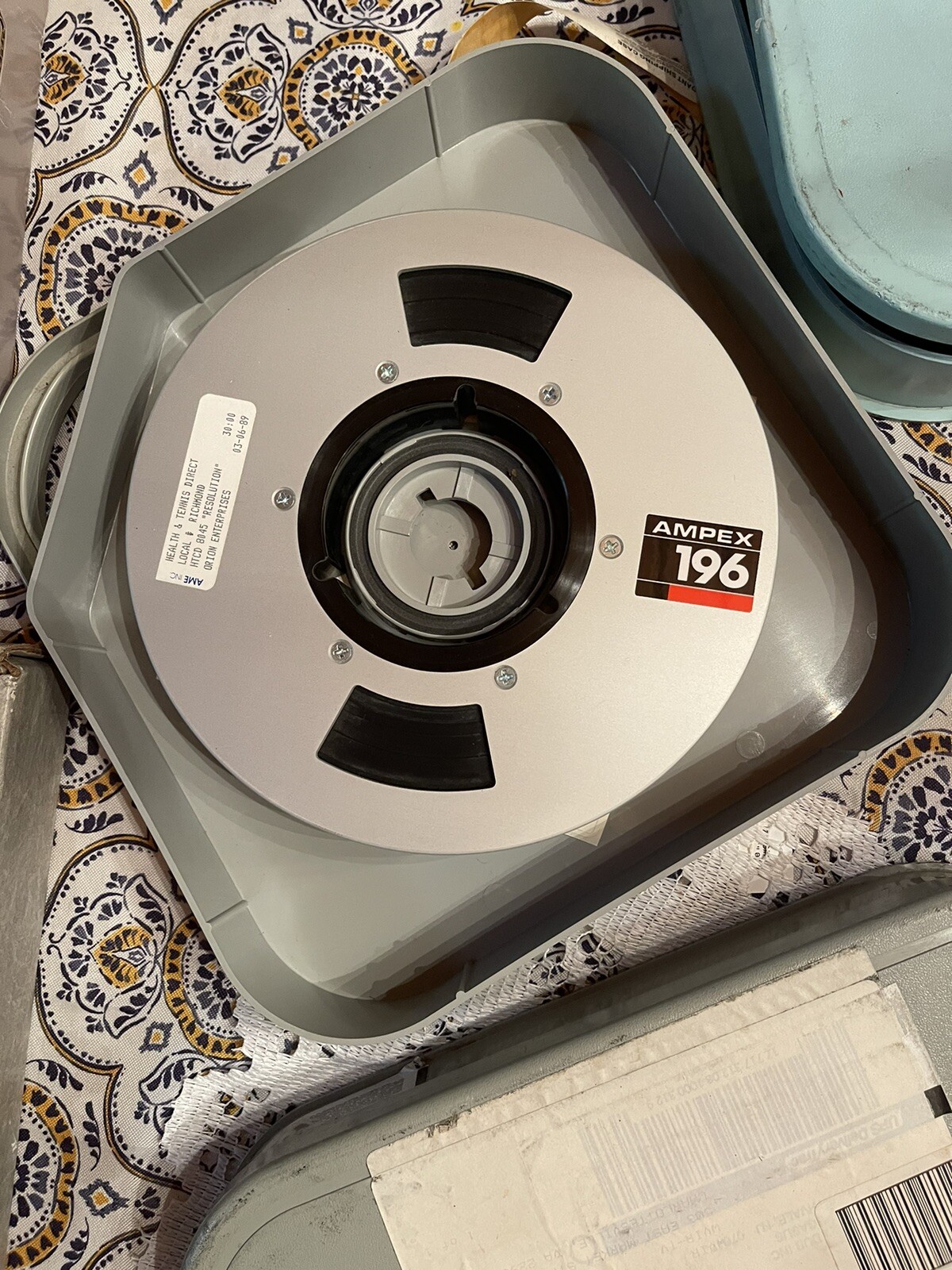 Vintage Type C One Inch (1” Inch) Video Tape Reels From Virginia TV ...