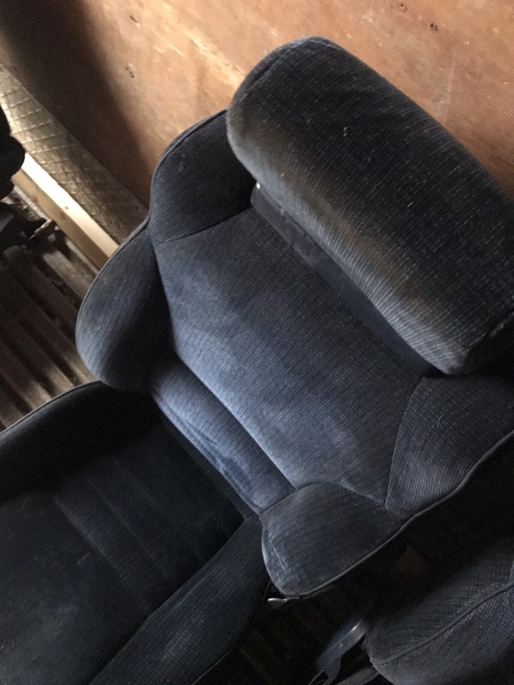 OEM 1988 Toyota MR2 seats pair blue Velour AW11 LH RH driver Passenger ...