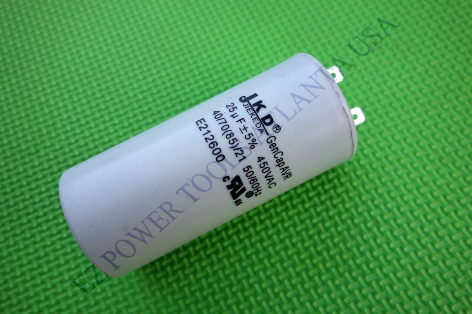 Universal 25uF MFD 300V 350V 450VAC 500V 50/60Hz Generator Capacitor ...