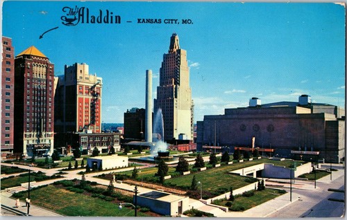 195 6Vintage Postcard The Aladdin Hotel Kansas City Missouri 2c ...
