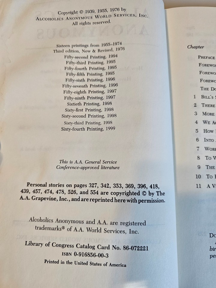 Alcoholics Anonymous by Alcoholics Anonymous World Services (1999 ...