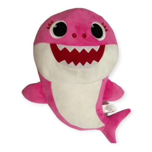 Pinkfong Baby Shark Smartstudy Pink Plush Stuffed Animal Toy 20" SINGS ...