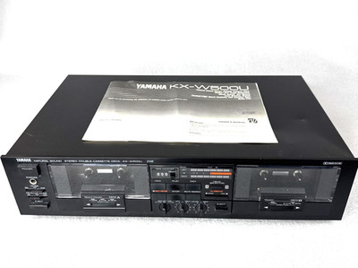 Yamaha KX-W500U Natural Sound Stereo Double Auto-Reverse Cassette Deck ...