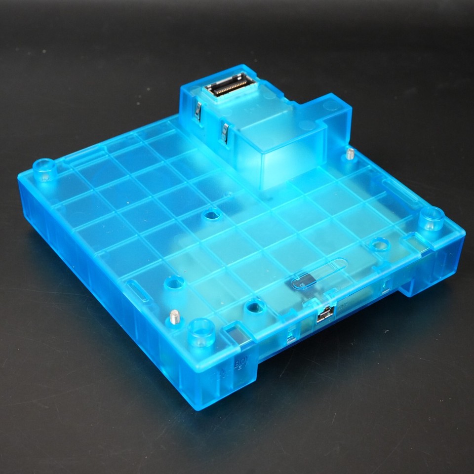 Nintendo GameCube Ice Blue Shell NTSC U-C/J Region Switch Mod w/GB ...