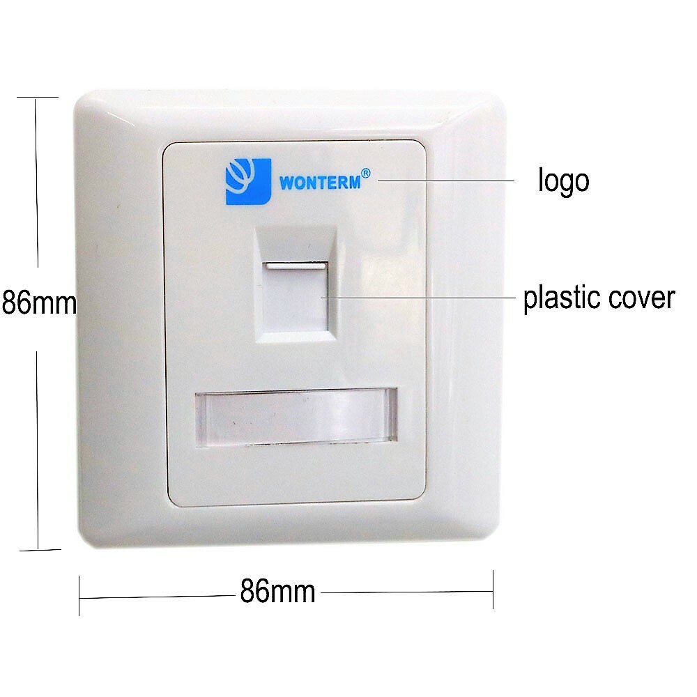 RJ 45 CAT 5E / CAT 6 wall plates / face plate kit (1pcs - 2pcs) | eBay