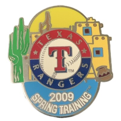 2009 MLB Texas Rangers Spring Training Cactus League Souvenir Pin | eBay