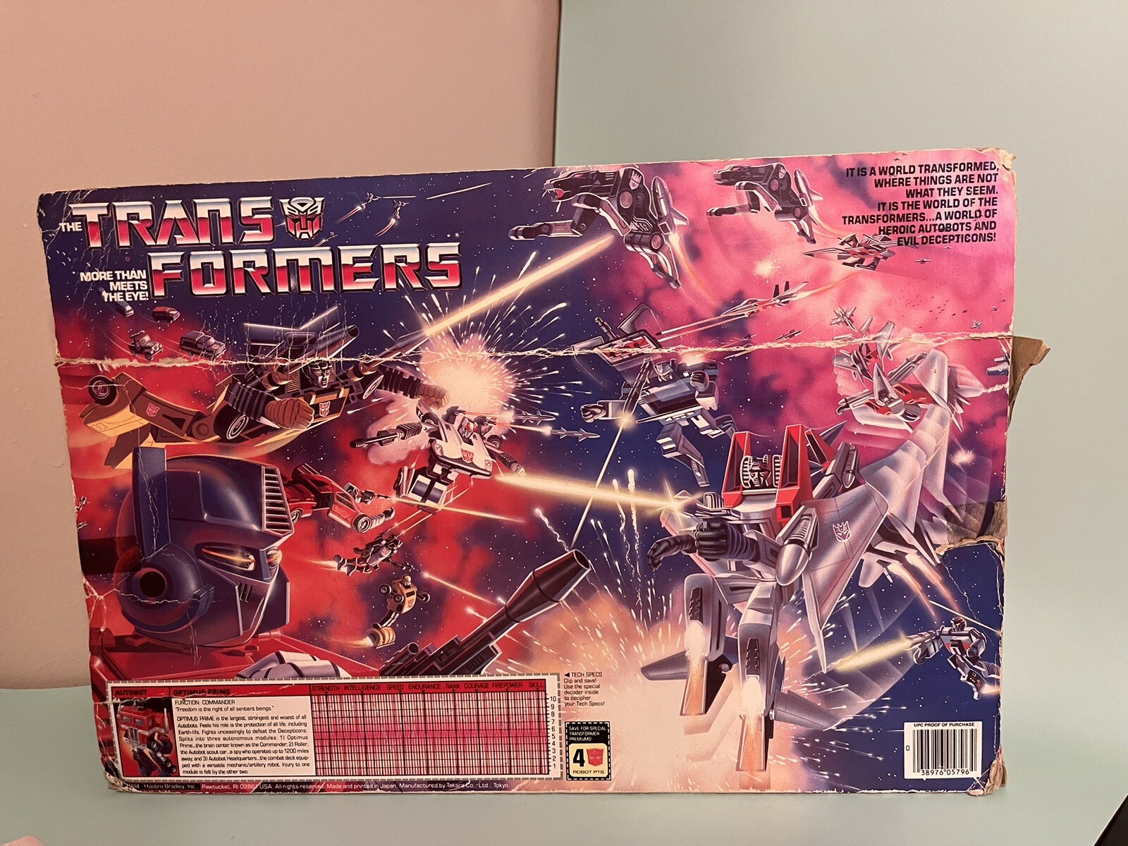 G1 1984 OPTIMUS PRIME VINTAGE BOXED • T4 STAMP • G1 TRANSFORMERS | eBay