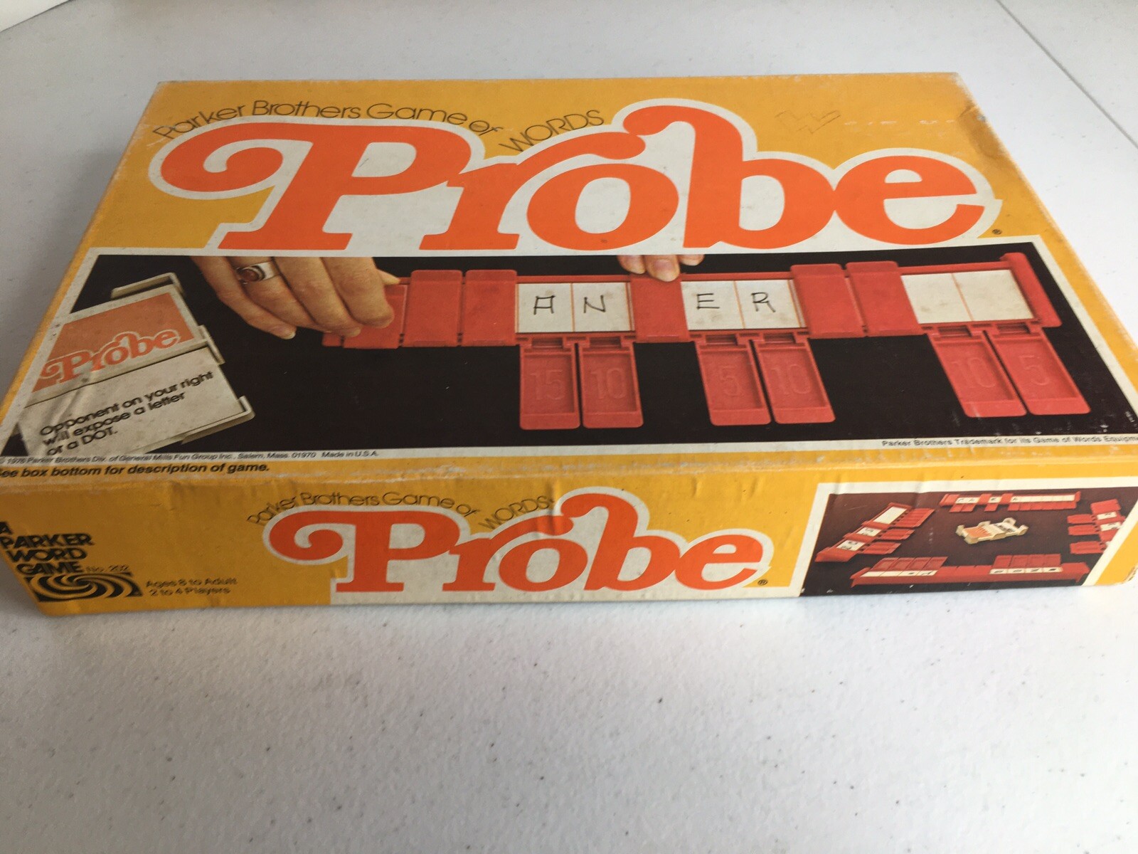 Vintage PROBE Board Game Parker Brothers Game of Words Complete 1976 | eBay