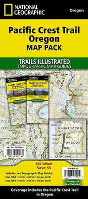 Pacific Crest Trail: Oregon [map Pack Bundle] by National Geographic ...
