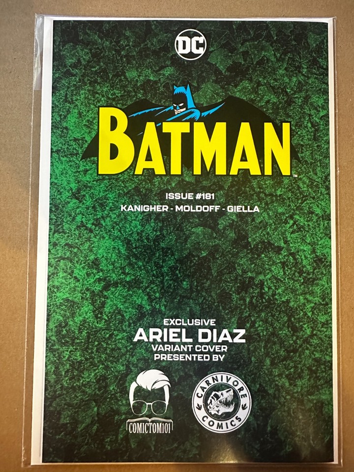 BATMAN #181 • 2023 NYCC EXCLUSIVE • ARIEL DIAZ TRADE VARIANT • LTD 1400 ...