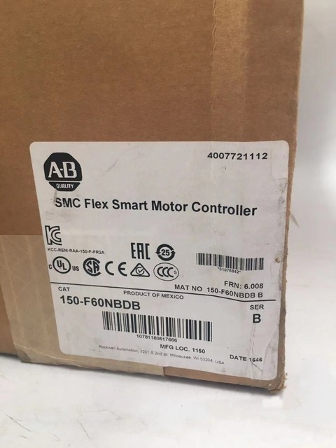 Allen Bradley 150-f60nbd /b Smc-flex Solid State Controller 60a for ...