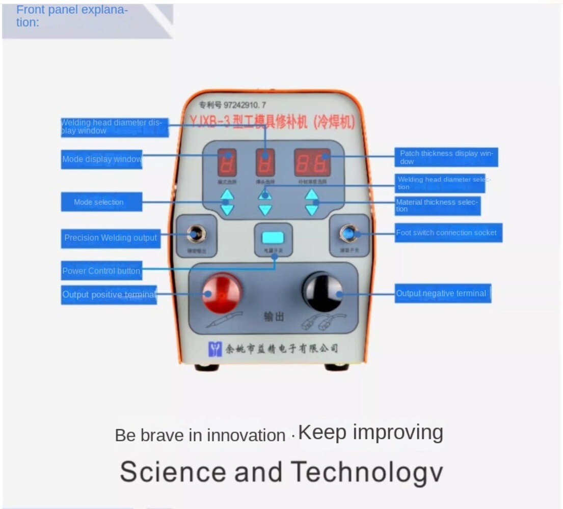 YJXB-3 Type Mold Repair Machine Steel & Casting Repair Welder Cold ...