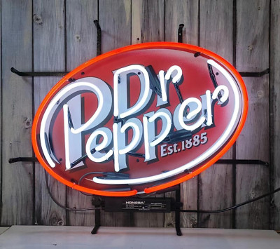 Dr Peppers Est.1885 Neon Signs Bar Pub Restaurant Wall Decor 19x15 | eBay