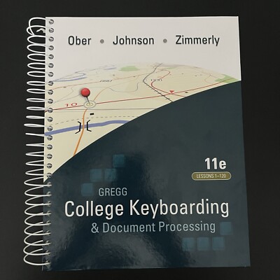Gregg College Keyboarding & Document Processing 11e Lessons 1-120 | eBay
