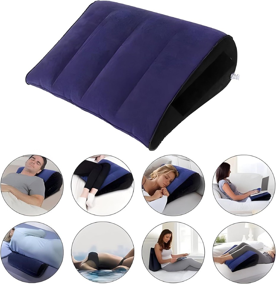 Wedge Pillow Inflatable Cushion Body Positioners for Sleeping Leg ...