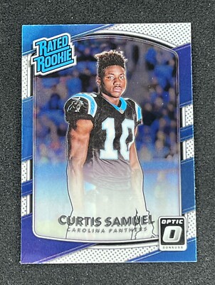 2017 Donruss Optic Rated Rookie Curtis Samuel #196 RC Carolina Panthers ...