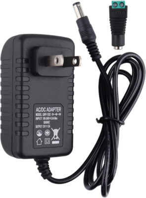 12V 2A Power Supply Adapter, SNKIZN 120VAC to 12VDC Transformer with 5 ...