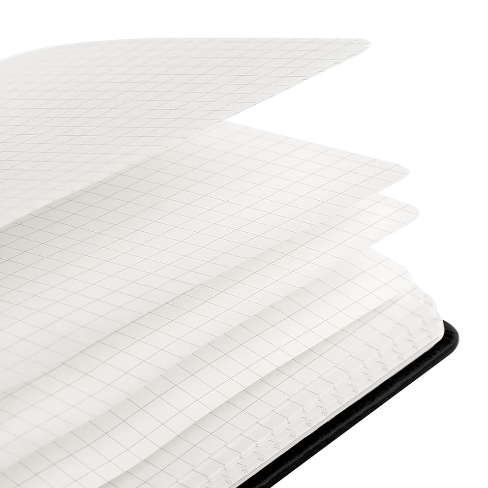HIJYOO A5 Graph Paper Notebook, Squared Notebook 200 Pages A5 Hardback ...