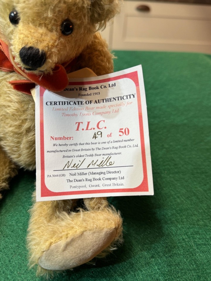 Deans Rag Book Timothy Lyons Company bear 49/50 | eBay UK