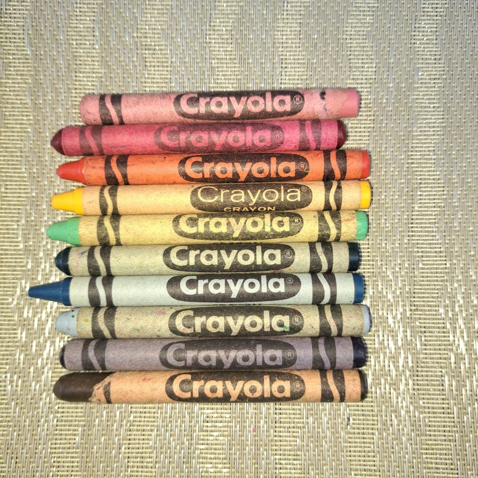 10 Retired Crayola Crayons Lot - Binney & Smith Rare Crayon Colors | eBay