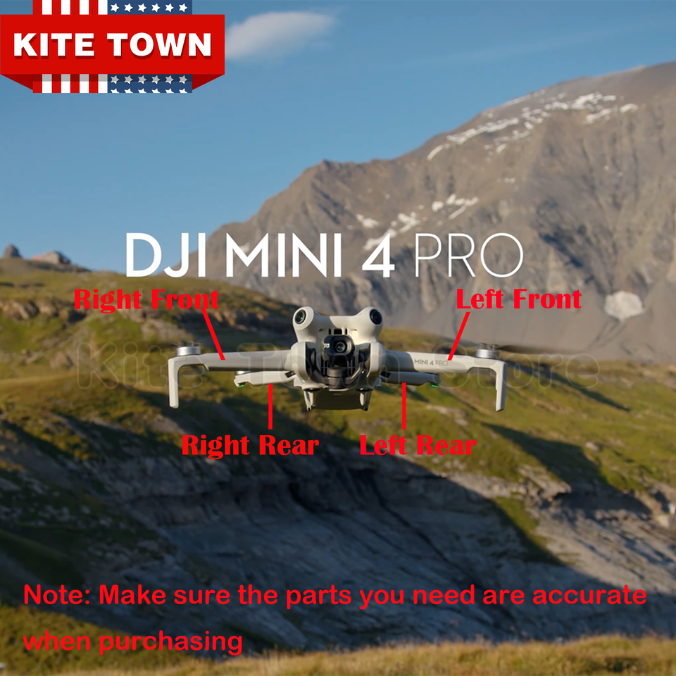 New Original Motor Arm Replacement Accessories for DJI Mini 4 Pro Drone ...