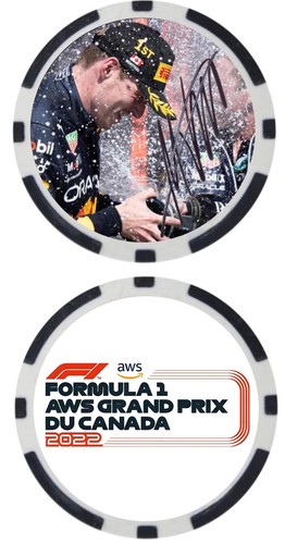 MAX VERSTAPPEN - 2022 Canadian GRAND PRIX WINNER - POKER CHIP ***SIGNED ...