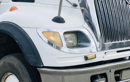 2003-2007 International 7300 7400 7600 7700 Chrome Headlight Assembly ...