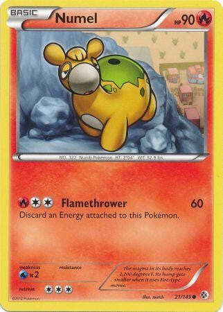 Numel 21/149 - Pokemon Boundaries Crossed Common Card | eBay