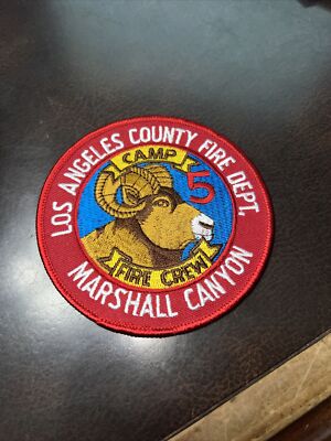 Vtg Obsolete California Fire Department Patch Los Angeles Co Marshall ...