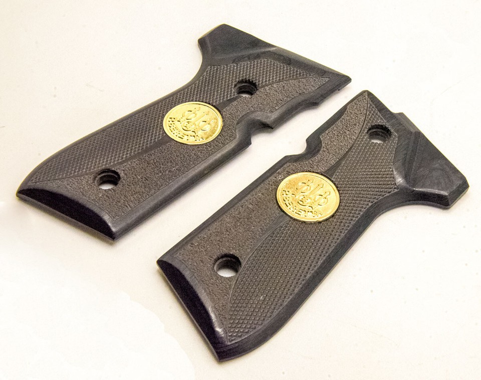 Luxurious Ebony Wood Beretta 92FS Pistol Grips - Stylish Design, 24K ...