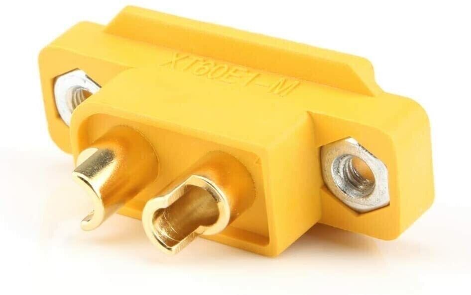 10 Pcs Amass XT60E-M Mountable XT60 Male Plug Connector RC Models ...